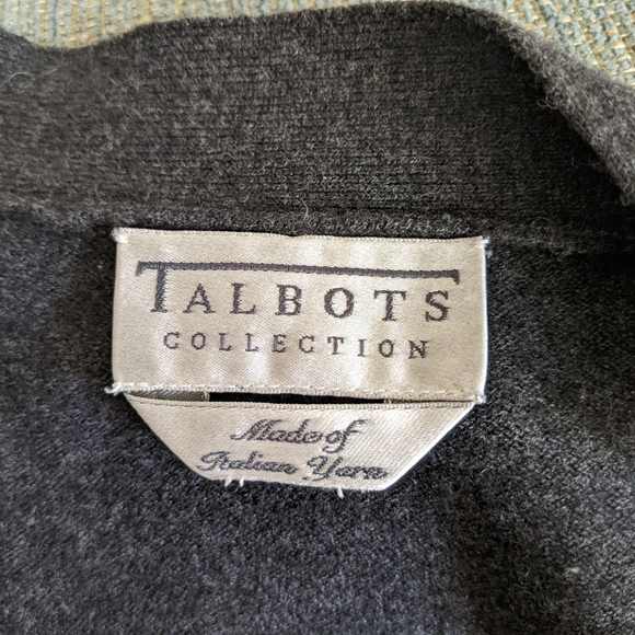 Talbots | Sweaters | Vintage Talbots Collection Merino Wool Blend Italian Button Front Cardigan ...